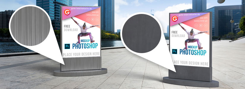 2 Plakatwand Mockup free download